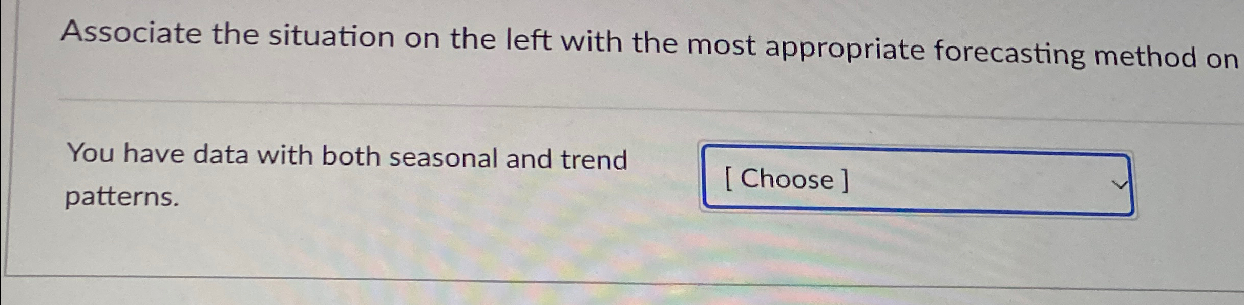 Solved Associate the situation on the left with the most | Chegg.com