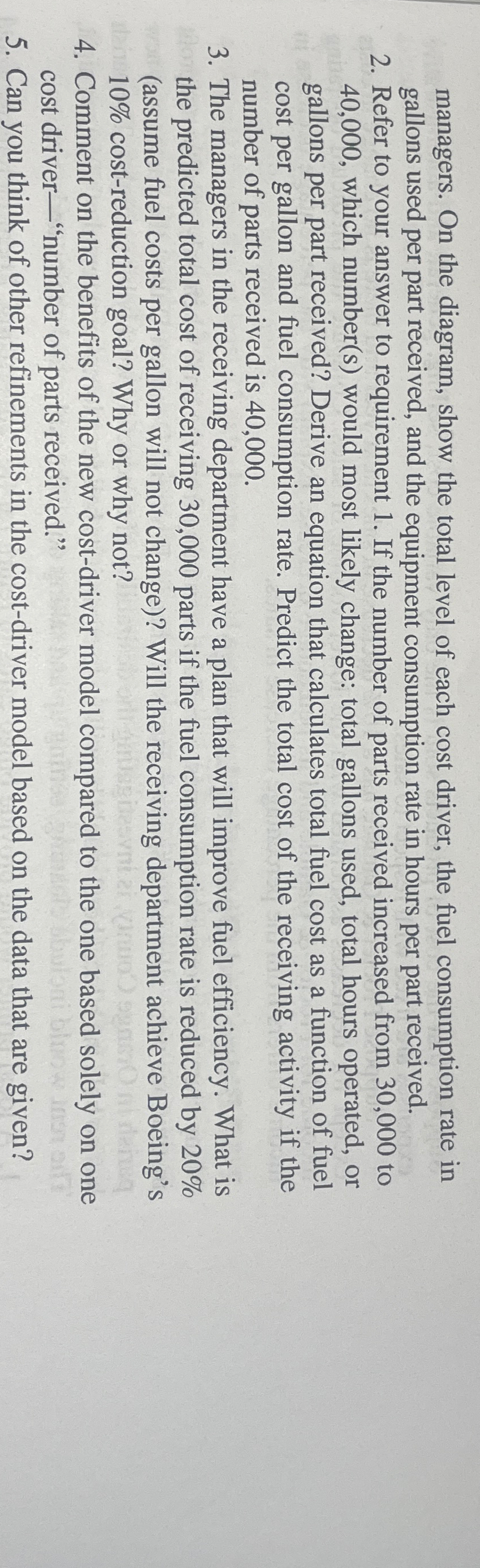 Solved managers. On the diagram, show the total level of | Chegg.com