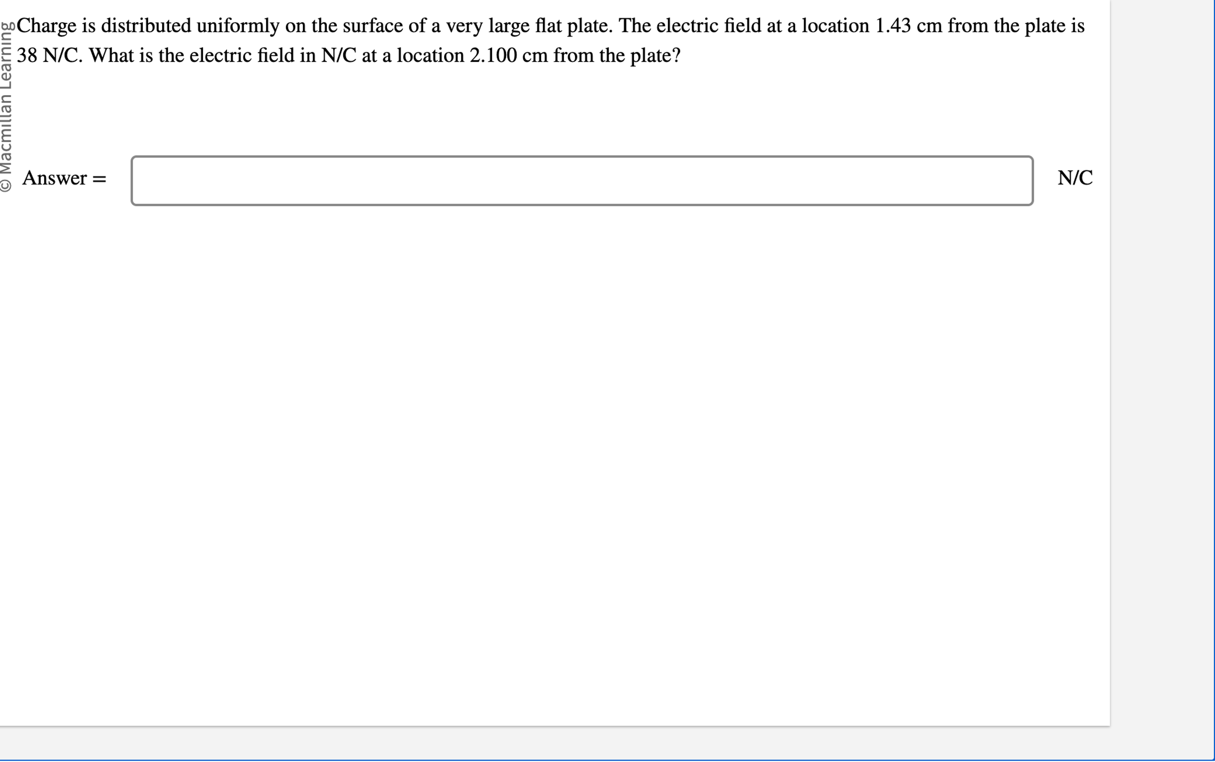 Solved ?0 ﻿Charge is distributed uniformly on the surface of | Chegg.com