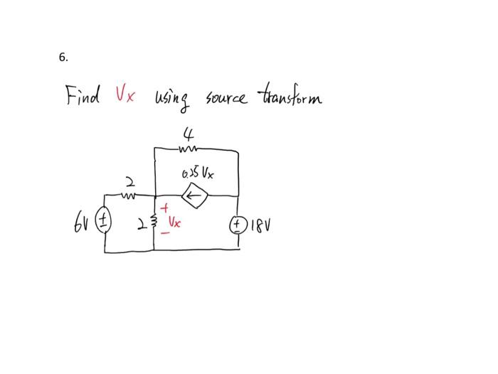 Solved Find Ix when VS=12(v) and VS=24(v)Find Vx using | Chegg.com