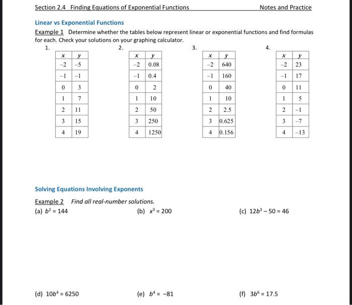 12:55 Done Practice 2.4 Equations Exp Funct... | Chegg.com