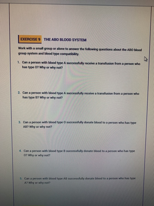 Solved EXERCISE 5 MENDELIAN TRAITS IN HUMANS 1 While most | Chegg.com