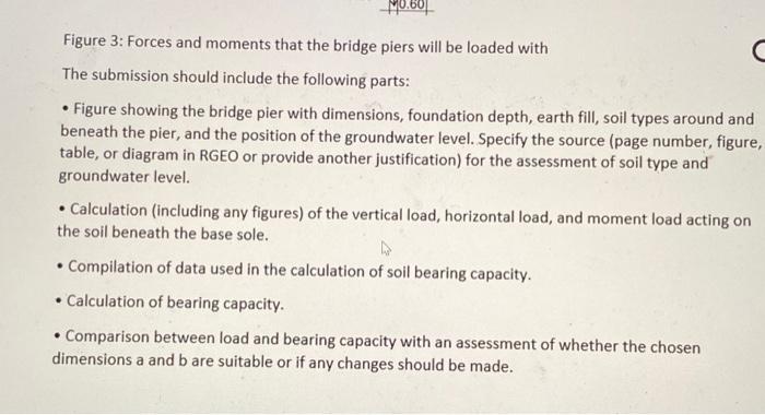 The bearing capacity of the western bridge foundation | Chegg.com