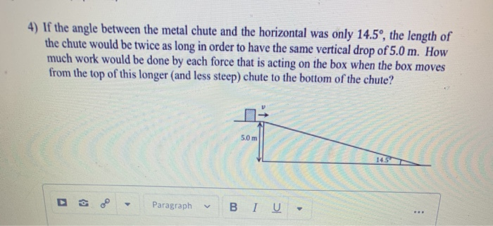 Solved In a packaging warehouse, a box with mass m = 1.0 kg | Chegg.com