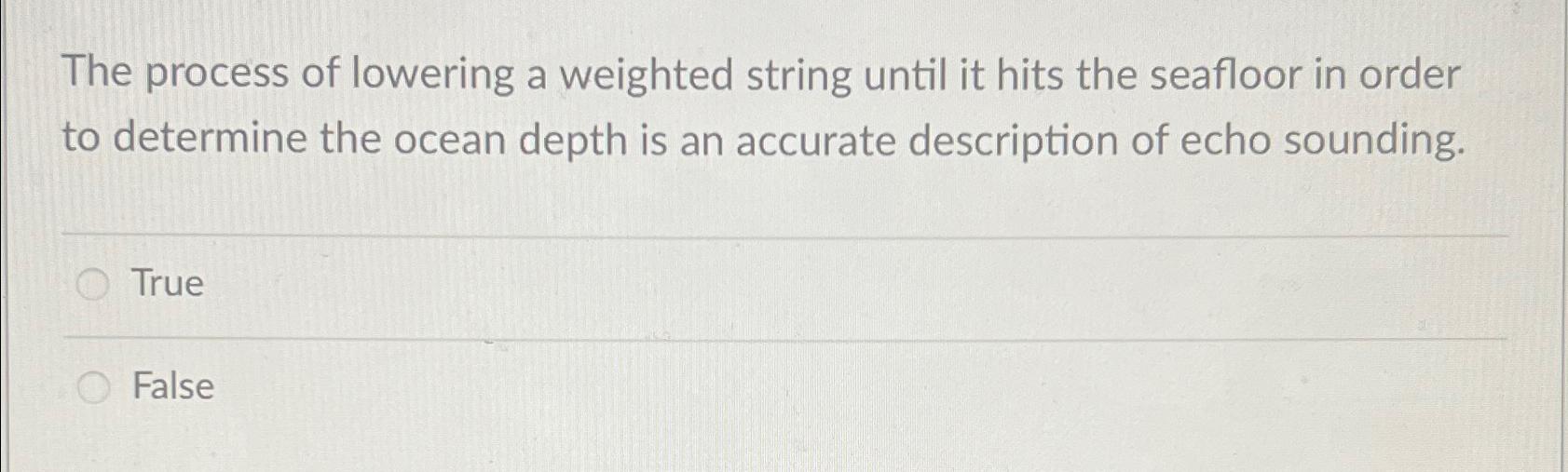 Solved The process of lowering a weighted string until it | Chegg.com