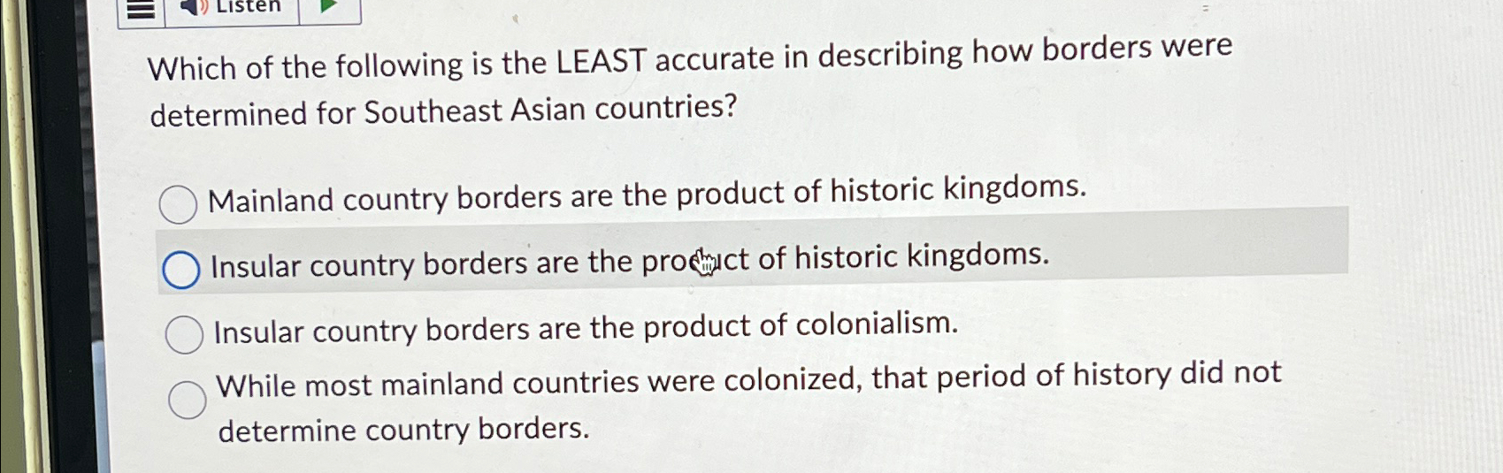 Solved Which of the following is the LEAST accurate in | Chegg.com