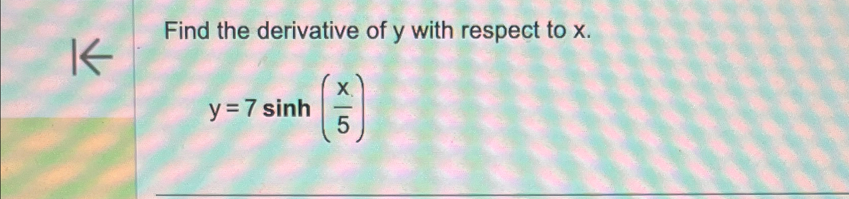 Solved Find the derivative of y ﻿with respect to | Chegg.com