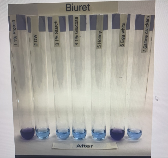 Solved LAB 2: COLORIMETRIC TESTS 1. MATERIALS: 21 clean test | Chegg.com