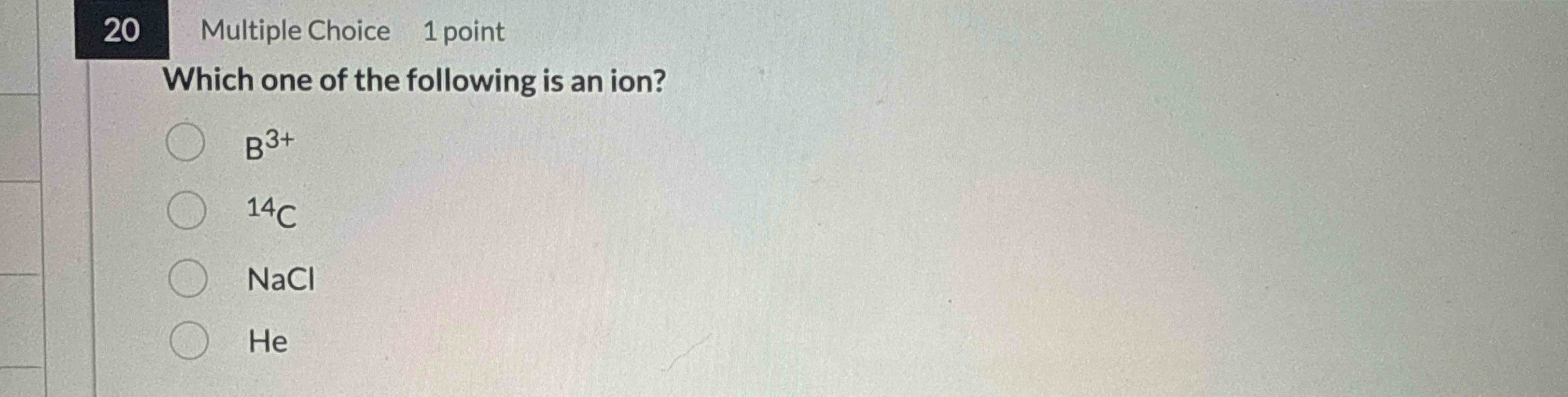 Solved 20Multiple Choice1 pointWhich one of the following | Chegg.com Solved 20Multiple Choice1 pointWhich one of the following | Chegg.com