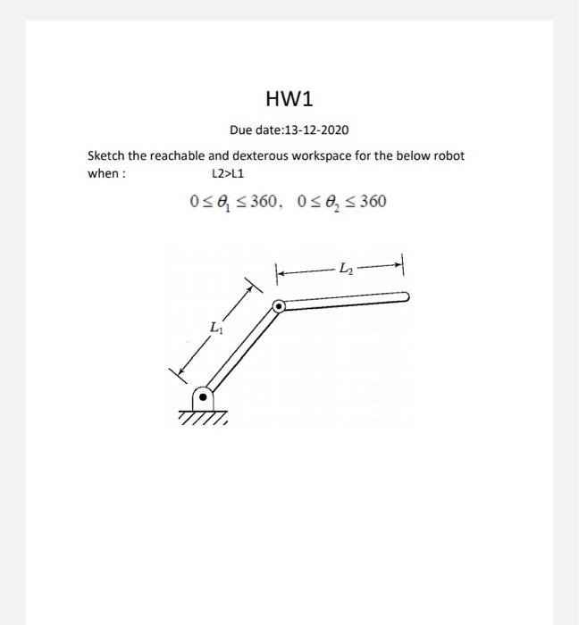 Solved Hw1 Due Date 13 12 2020 Sketch The Reachable And