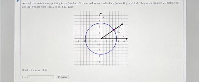 Solved An angle has an initial ray pointing in the 3 | Chegg.com