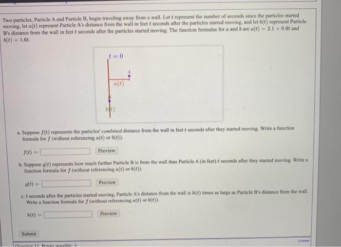 Solved Two particles, Particle A and Particle B, begin | Chegg.com