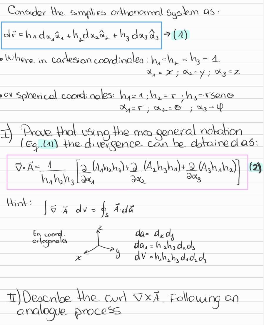 Solved Consider the simplies orthonormal system as: | Chegg.com