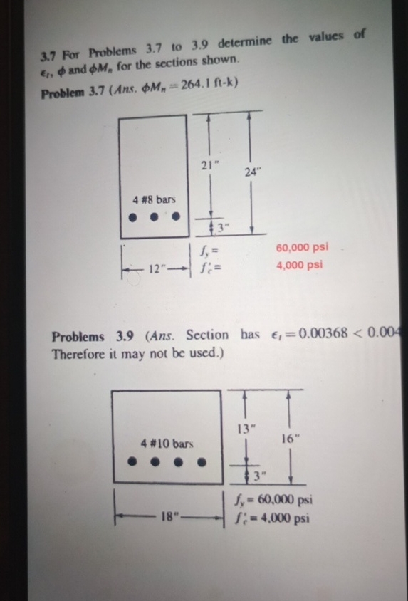Solved 3.7 ﻿For Problems 3.7 ﻿to 3.9 ﻿determine the values | Chegg.com