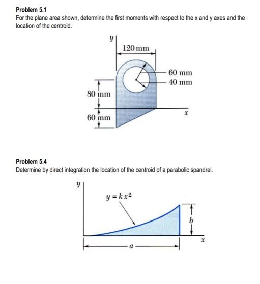 Solved Problem 5.4 Determine by direct integration the | Chegg.com