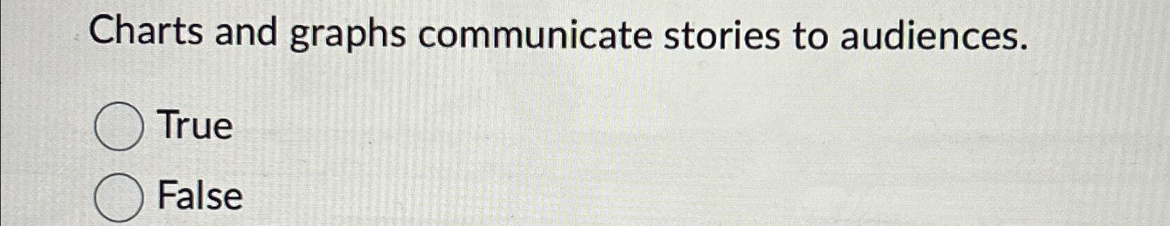 Solved Charts and graphs communicate stories to | Chegg.com