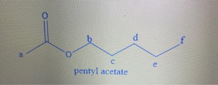 Solved Pentyl acetate 항항 pentyl acetate | Chegg.com