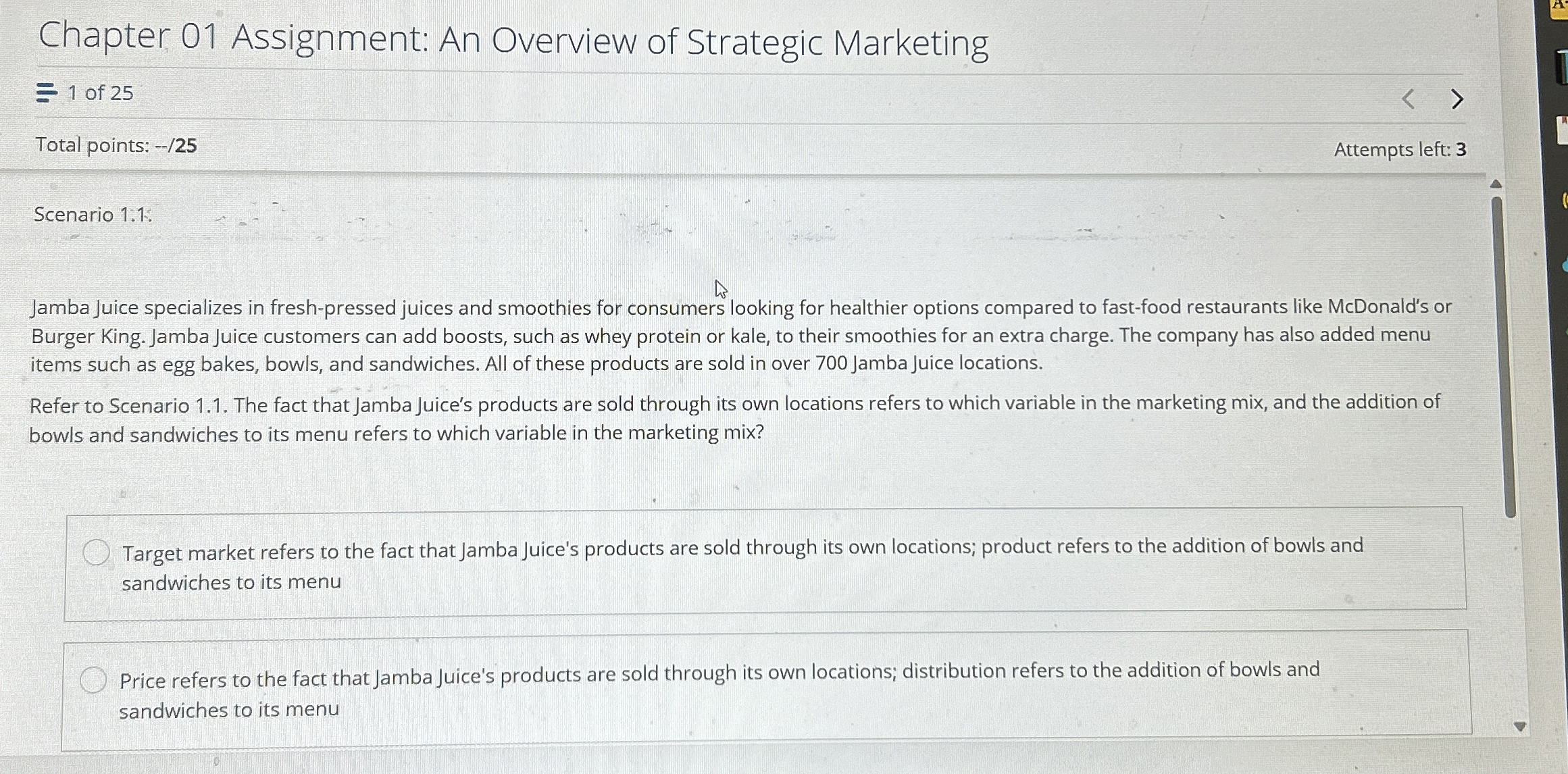 Solved Chapter 01 ﻿Assignment: An Overview of Strategic | Chegg.com