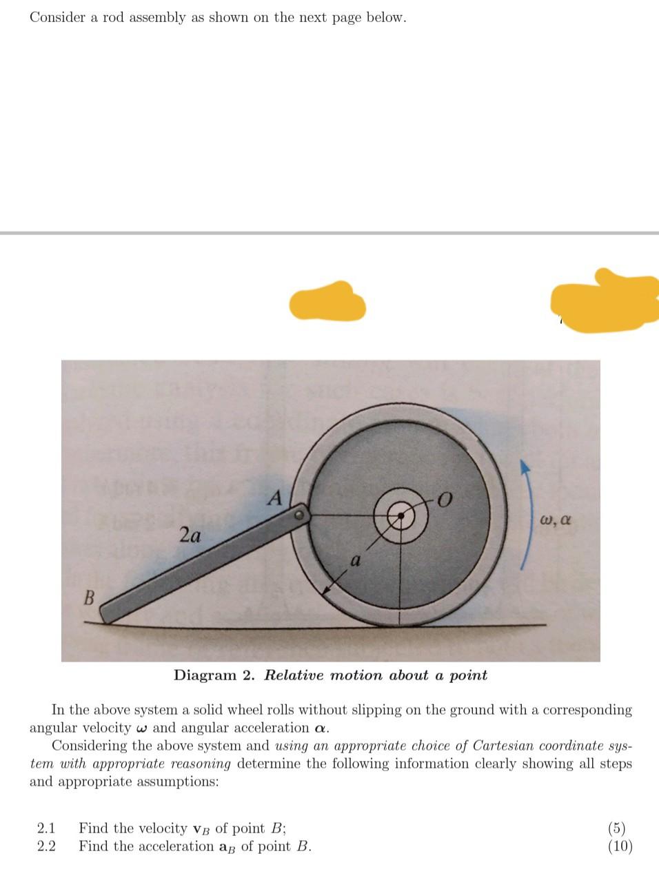 Solved Consider a rod assembly as shown on the next page | Chegg.com
