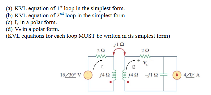 Solved (a) KVL ﻿equation of 1st ﻿loop in ﻿the simplest | Chegg.com