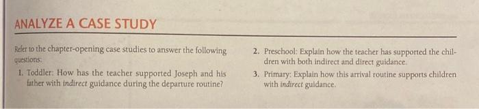 Solved Refer to the chapter-opening case studies to answer | Chegg.com