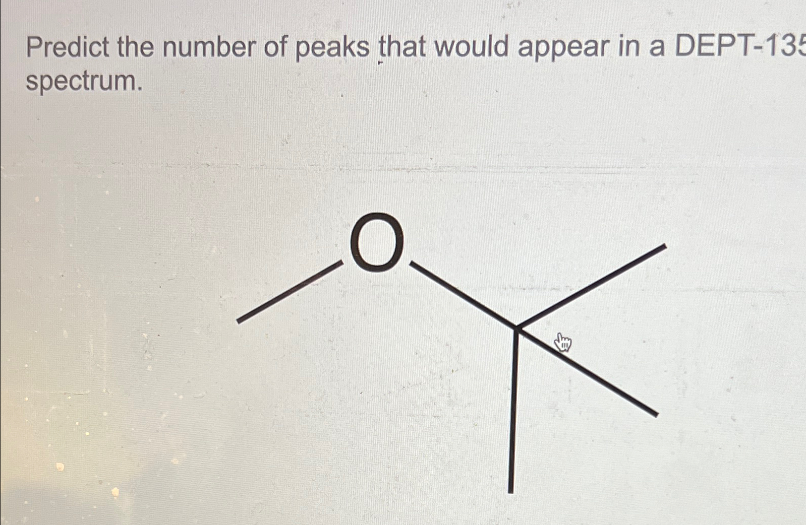 Solved Predict the number of peaks that would appear in a | Chegg.com