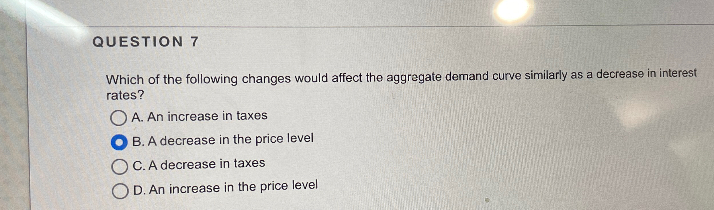 Solved QUESTION 7Which of the following changes would affect | Chegg.com
