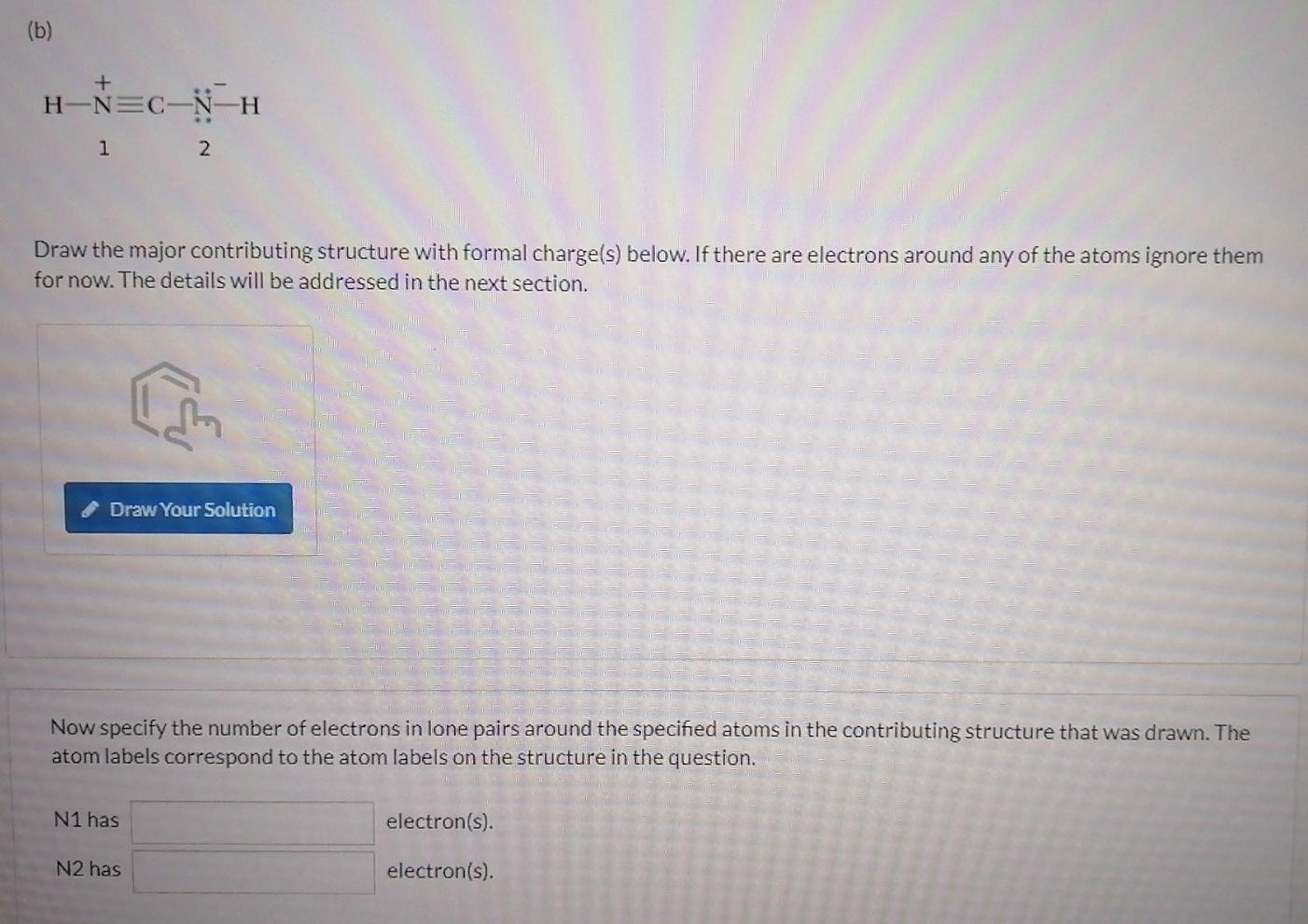 Solved Draw acceptable contributing structure(s) for each of | Chegg.com