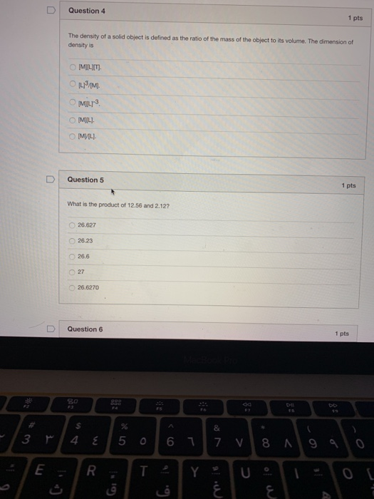 Solved Question 4 1 Pts The Density Of A Solid Object Is Chegg Solved Question 4 1 Pts The Density Of A Solid Object Is Chegg