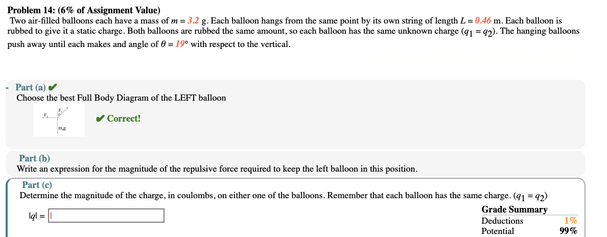 Solved Problem 14: (6% of ﻿Assignment Value)Two air-filled | Chegg.com