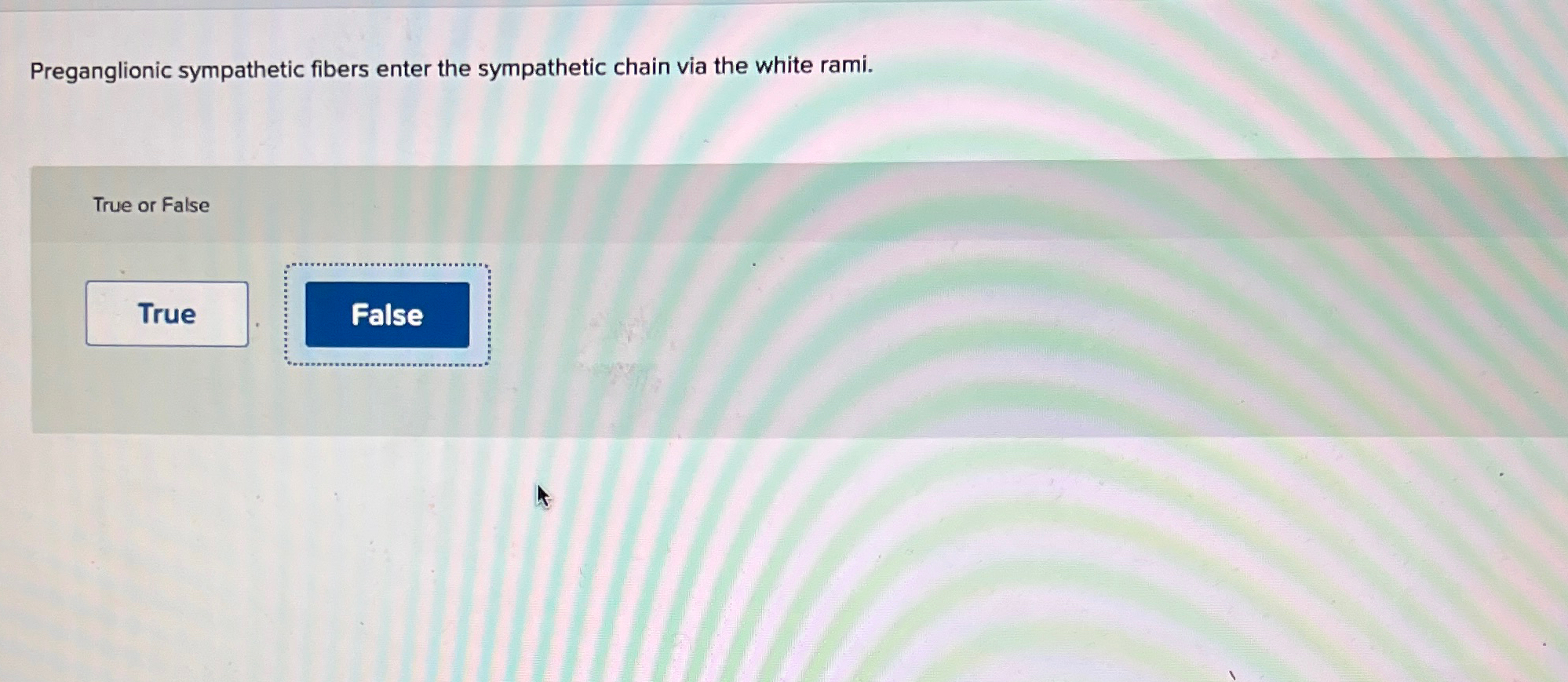 Solved Preganglionic Sympathetic Fibers Enter The