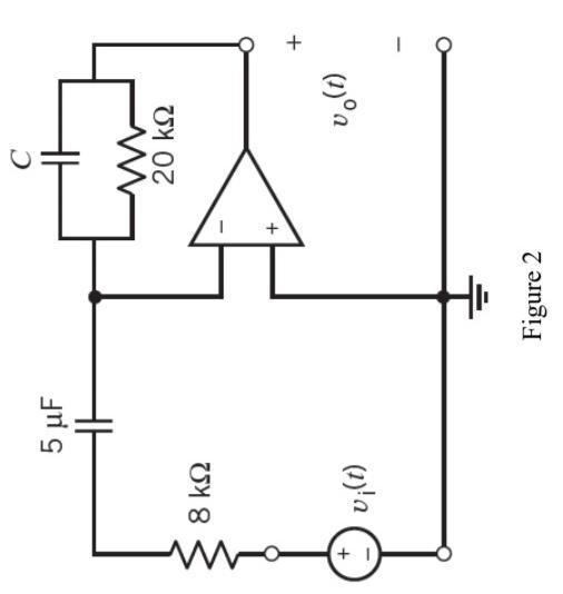 Solved 2. The input to the circuit in Figure 2 is the | Chegg.com