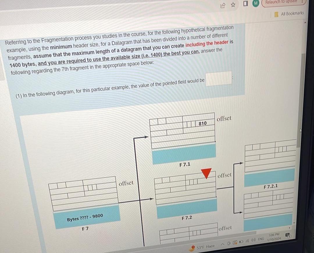 Solved Referring to the Fragmentation process you studies in | Chegg.com