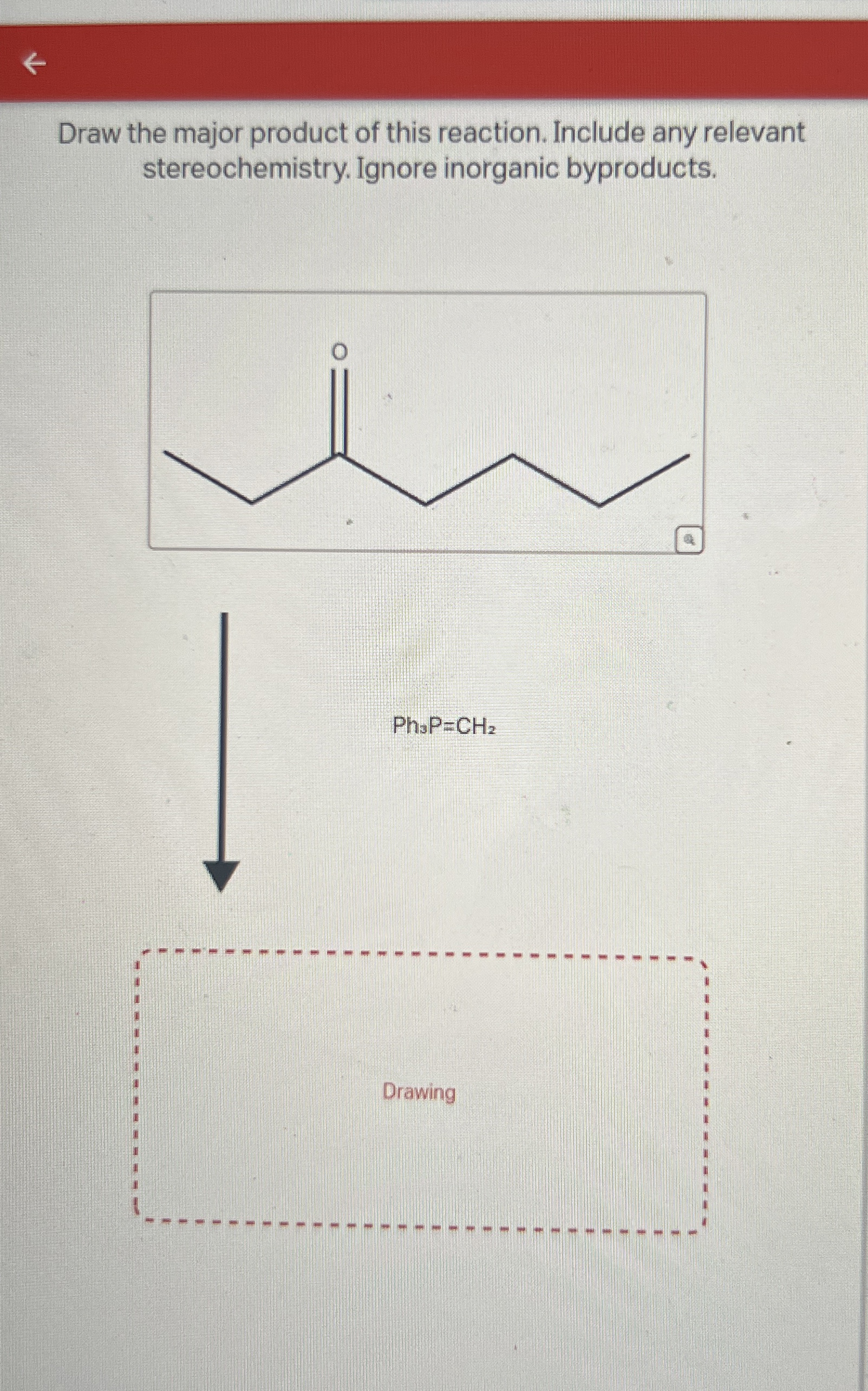 Solved Draw the major product of this reaction. Include any | Chegg.com