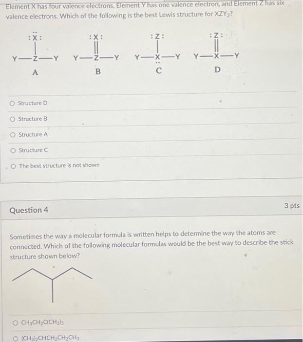 Solved Element X has four valence electrons, Element Yhas | Chegg.com Solved Element X has four valence electrons, Element Yhas | Chegg.com