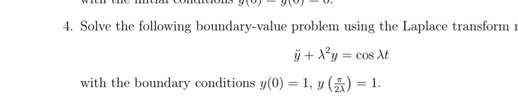 Solved Solve the following boundary-value problem using the | Chegg.com
