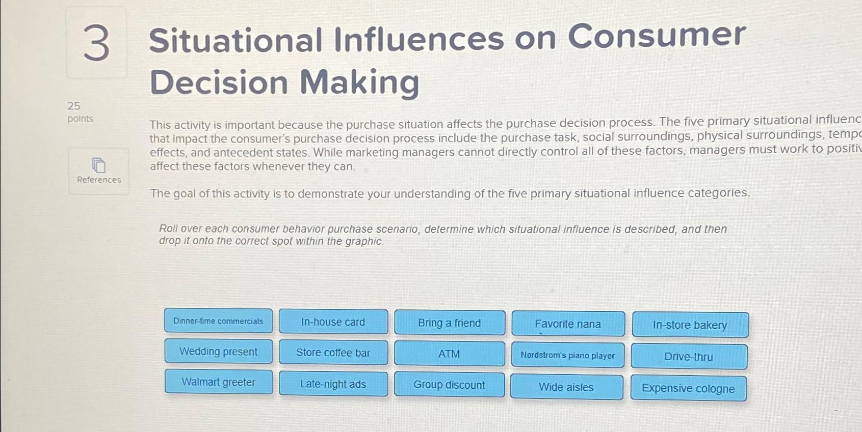 Solved Situational Influences on Consumer Decision Making25 | Chegg.com