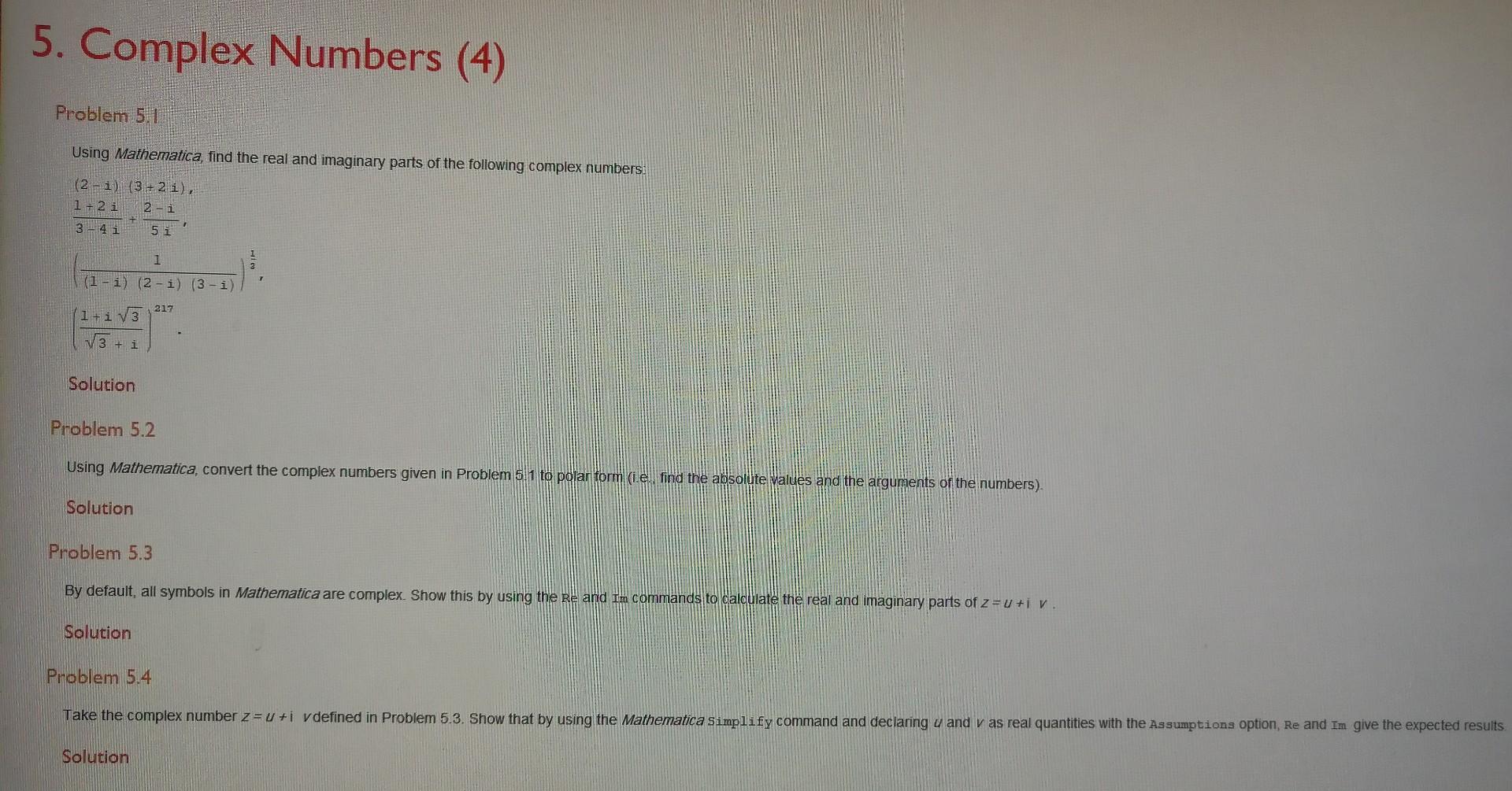 Solved **only Wolfram MATHEMATICA. Don't give handwritten | Chegg.com