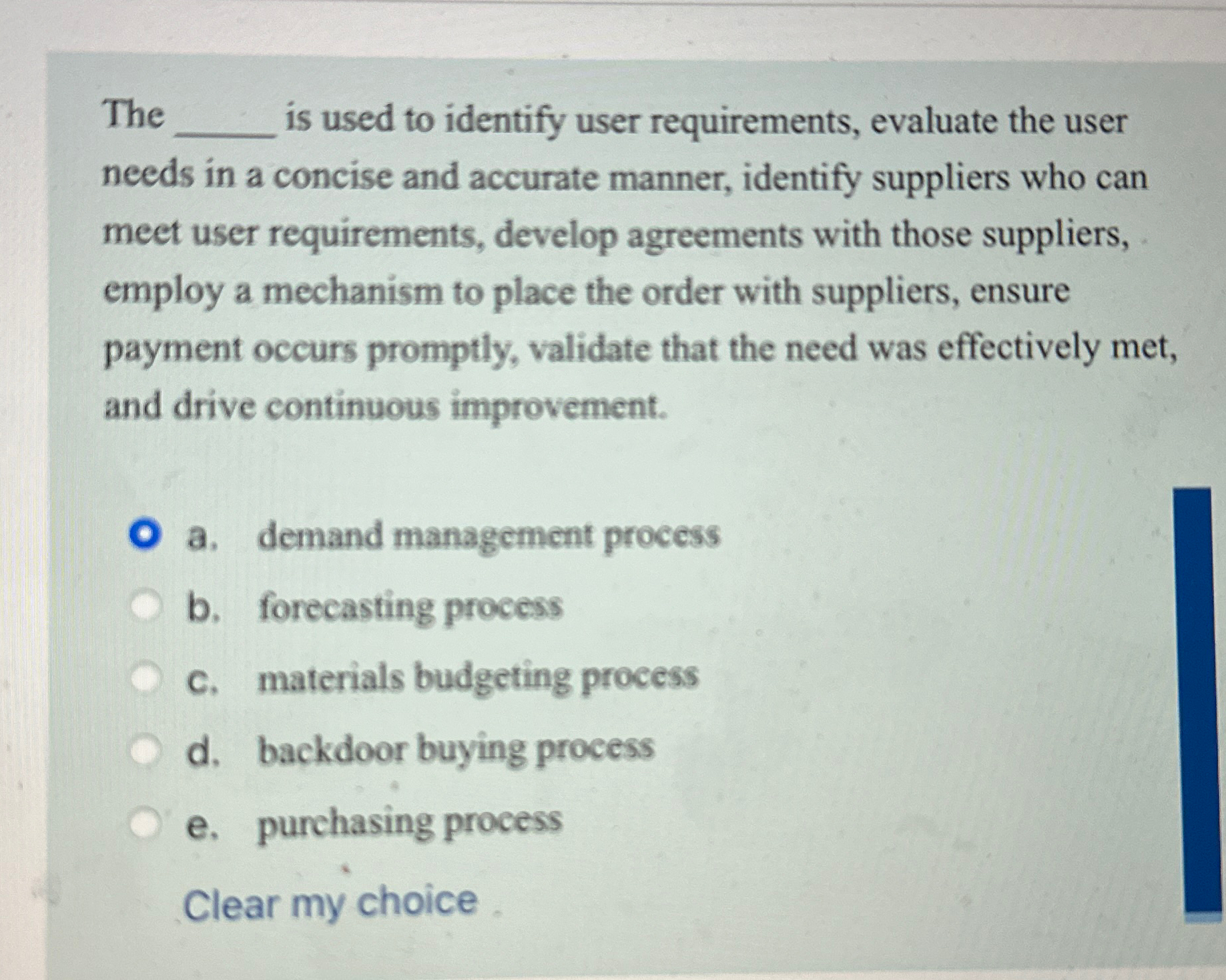 Solved The is used to identify user requirements, evaluate | Chegg.com