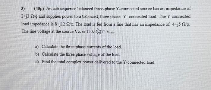 HURRY PLEASE!!!3) (40p) An acb sequence balanced | Chegg.com