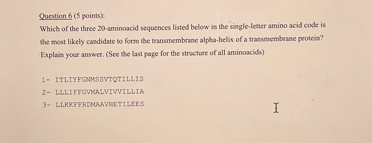 Solved Question 6 5 ﻿pointswhich Of The Three 7369
