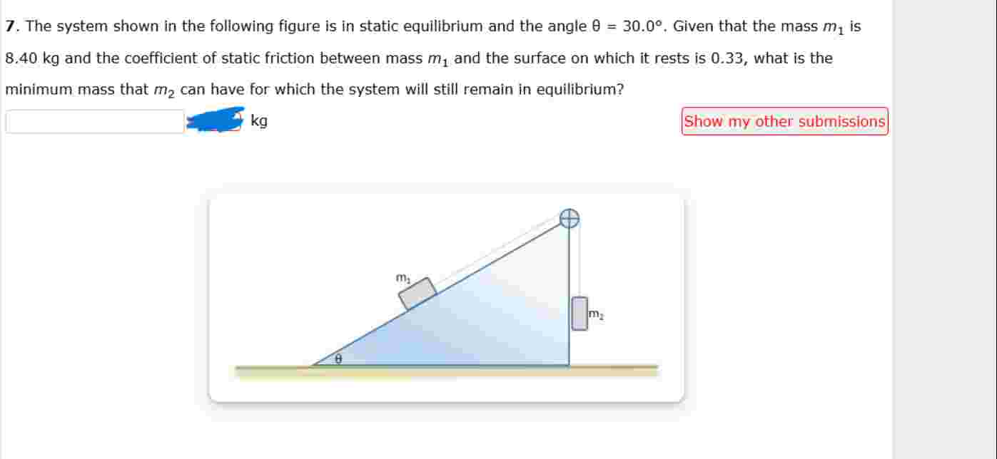 Solved The system shown in the following figure is in static | Chegg.com