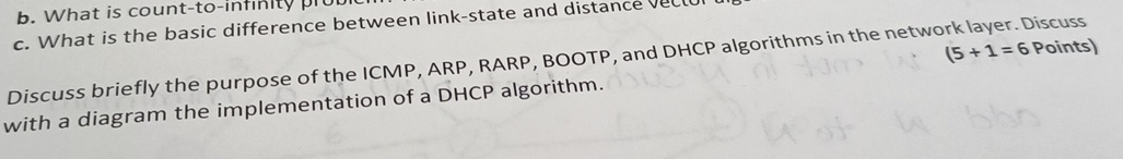 Solved Discuss briefly the purpose of the ICMP, ARP, RARP, | Chegg.com