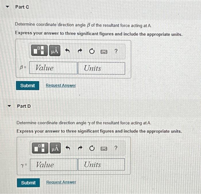 Solved Eigure 1 Determine The Magnitude And Coordinate