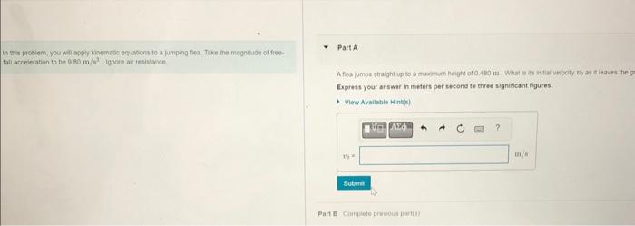 Solved in this problem, you will apply kinematic equations | Chegg.com