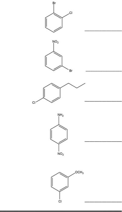 Solved Name the following benzene compounds with their IUPAC | Chegg.com