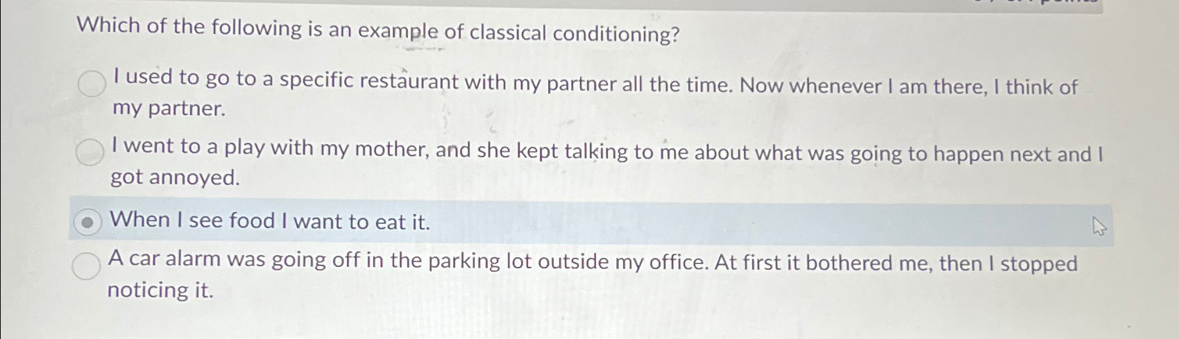 Solved Which of the following is an example of classical | Chegg.com