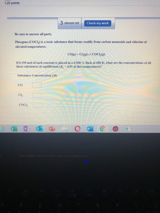 Solved 1.25 points 3 attempts left Check my work Be sure to | Chegg.com
