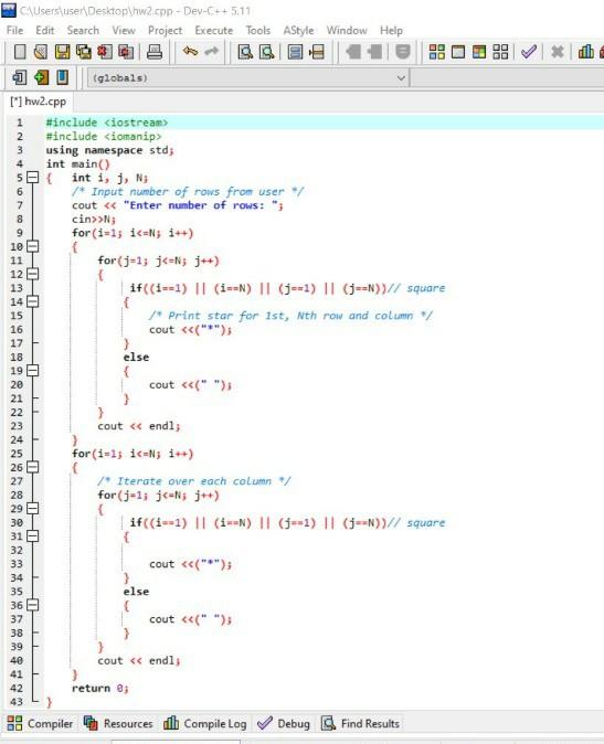 Solved Write a C++ program by using while loop that print 2 | Chegg.com