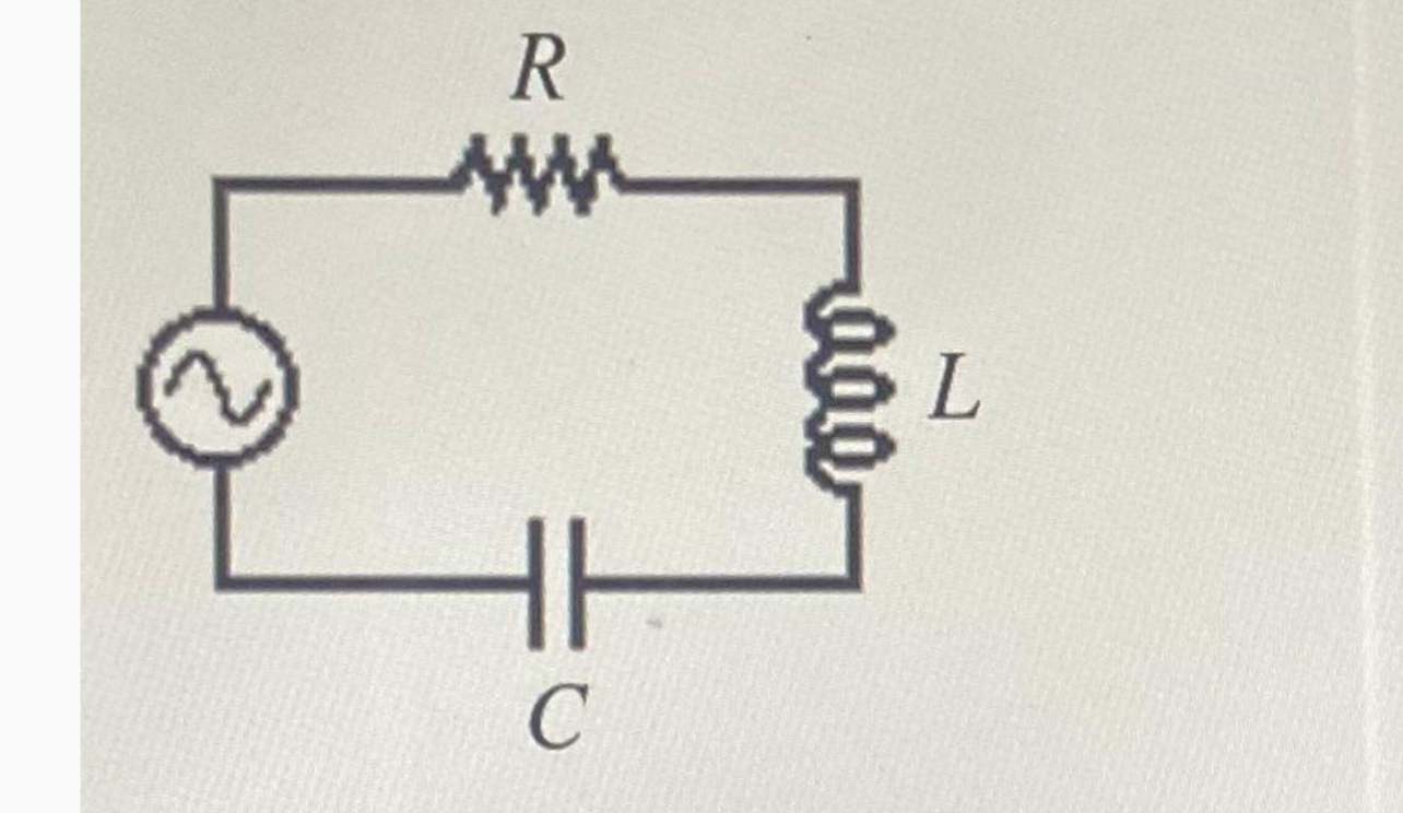 Solved series R-L-C circuit has a 40-9 ﻿resistor, a 0.73-11 | Chegg.com